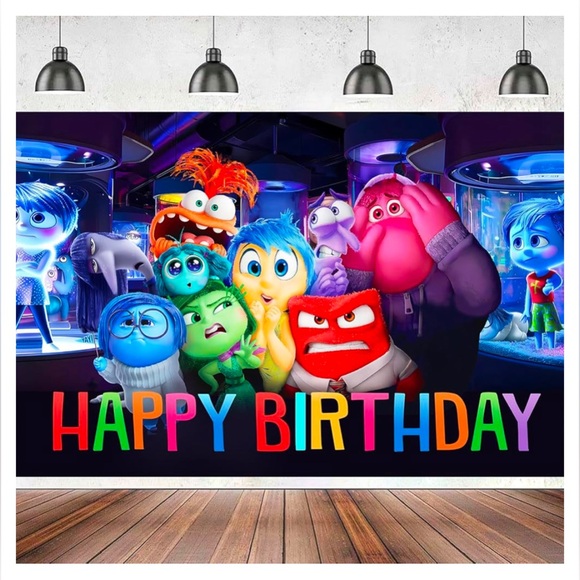 Inside out happy birthday | Party Supplies | Inside Out Happy Birthday ...